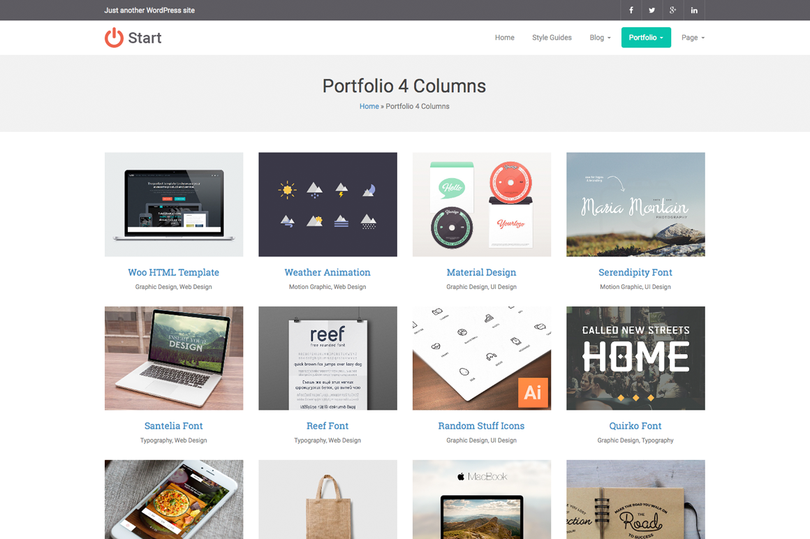 Start ~ Multi-Purpose WP Theme ~ WordPress Business Themes on Creative ...