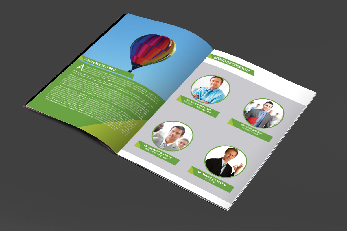 INDESIGN COMPANY PROFILE TEMPLATE ~ Magazine Templates on Creative Market