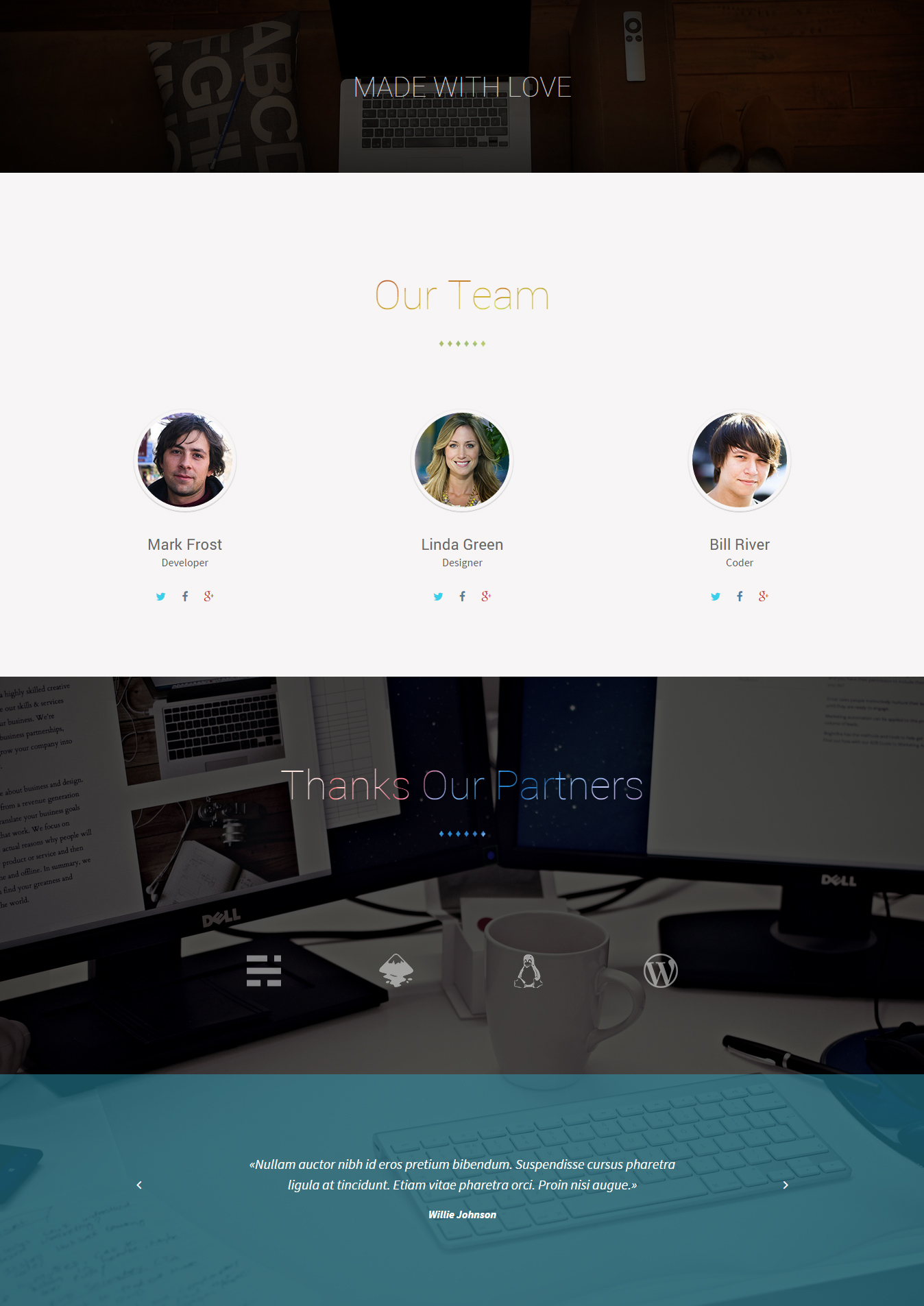 Forward Landing Page Template (HTML) ~ HTML/CSS Themes on Creative Market