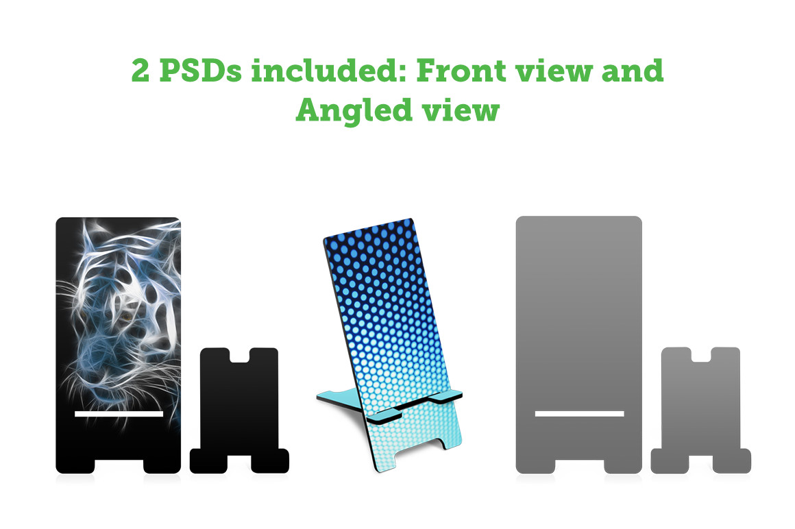 Printed Mobile Phone Stand2d Mock-up ~ Product Mockups on Creative Market