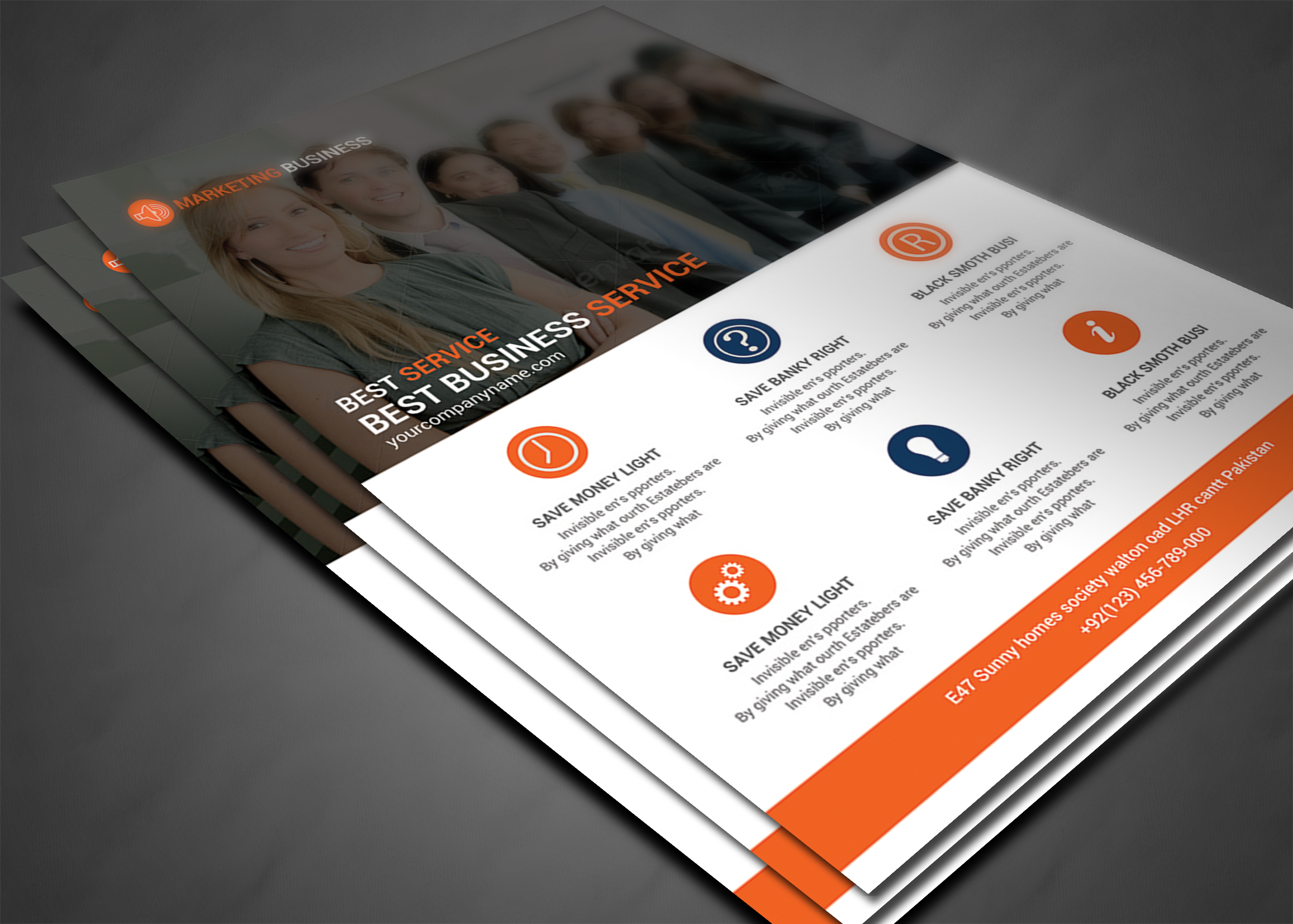 Corporate Business Flyer Template ~ Flyer Templates on Creative Market