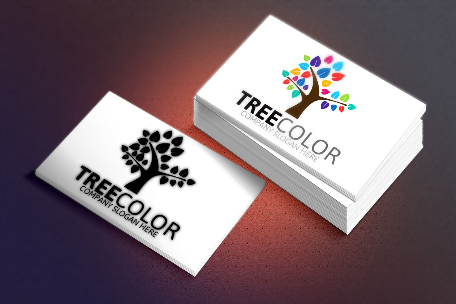 Tree Color ~ Logo Templates on Creative Market