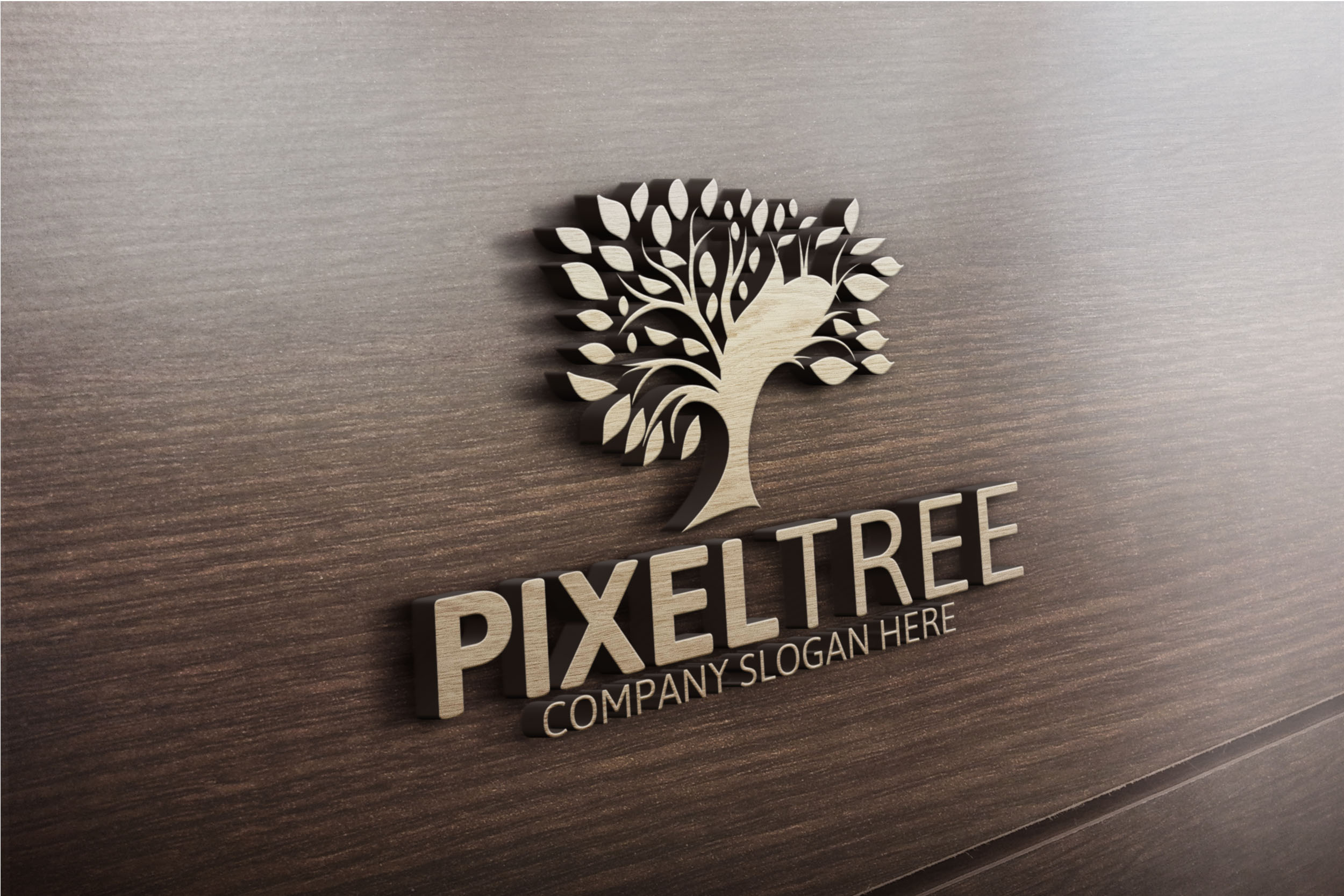 Pixel Tree ~ Logo Templates on Creative Market