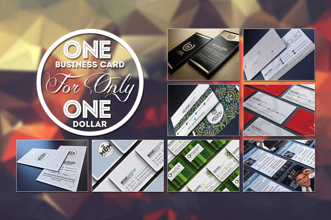 One Dollar Business Card Bundle x20 ~ Business Card Templates on ...