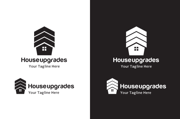 House Upgrades Logo - service ~ Logo Templates on Creative Market