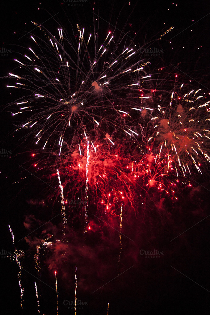 Fireworks Celebration Series - 1 ~ Holiday Photos on Creative Market