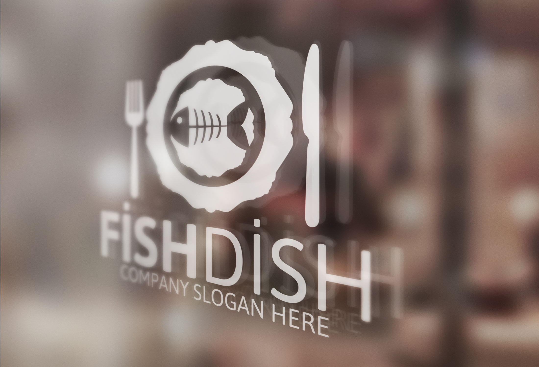 Fish Dish Restaurant Logo ~ Logo Templates on Creative Market