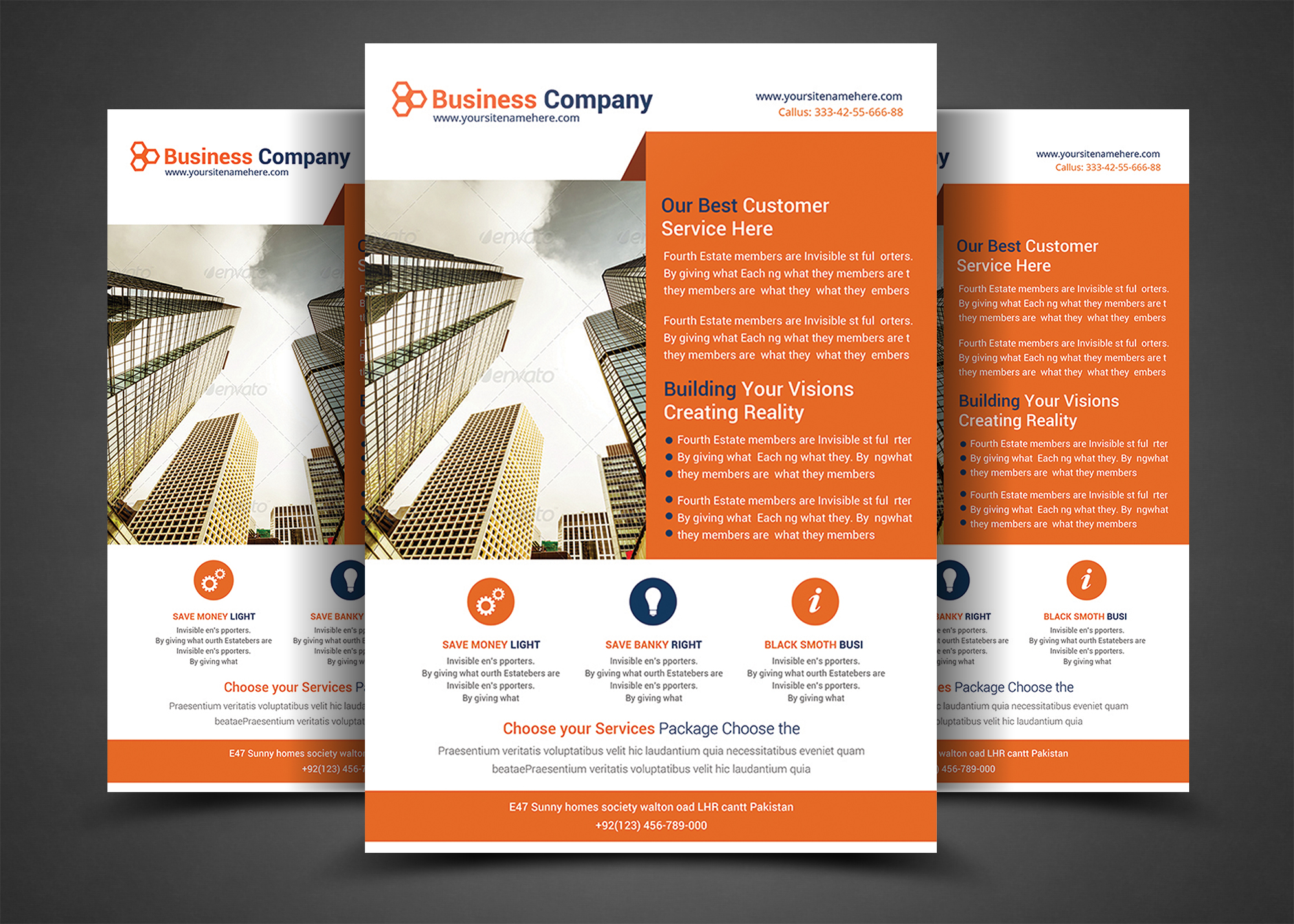 Business Planner Flyers Templates ~ Flyer Templates on Creative Market