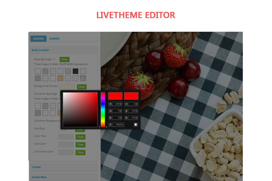 Ap Food Prestashop Themes ~ Website Templates on Creative Market