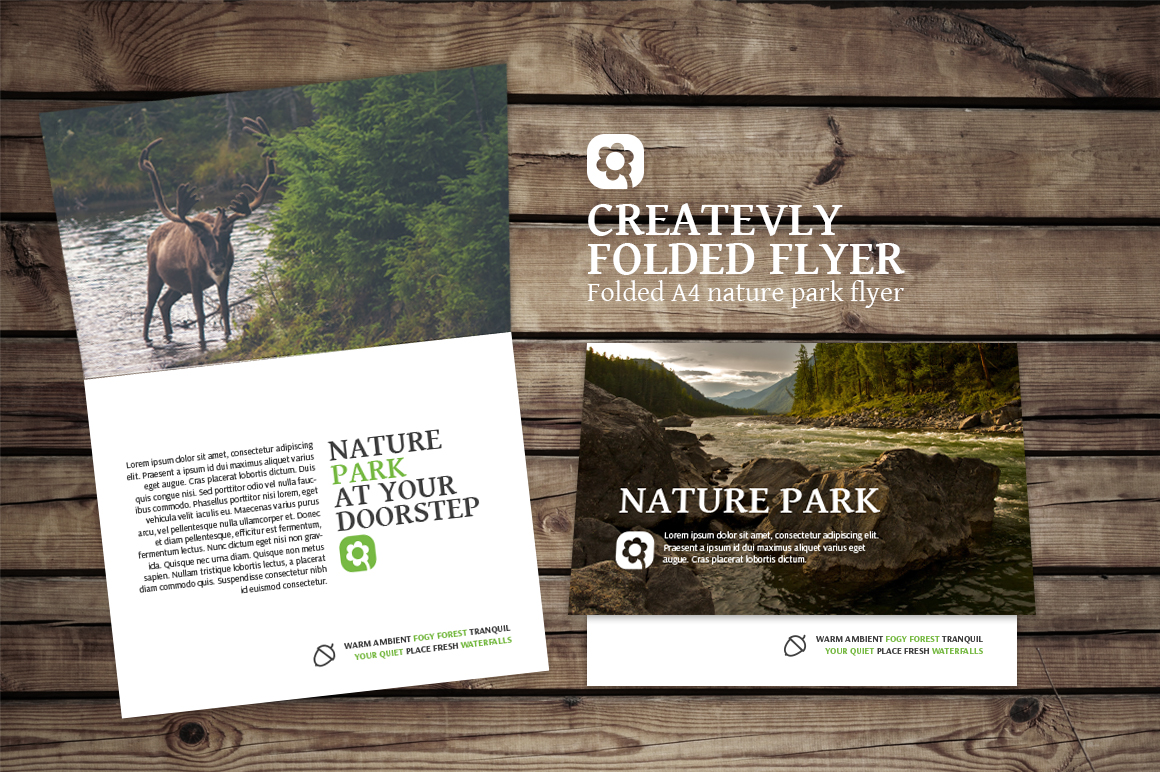 Indesign 8page nature booklet ~ Brochure Templates on Creative Market