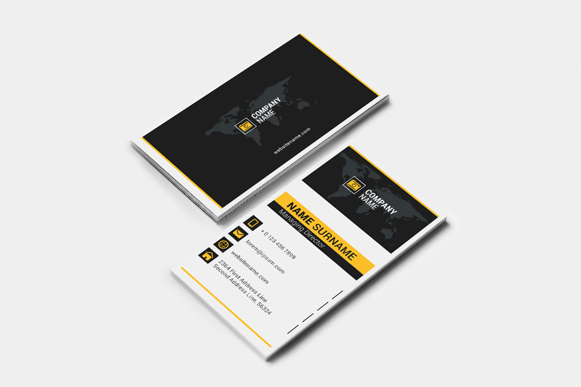 Creative Business Card Template ~ Business Card Templates on Creative ...