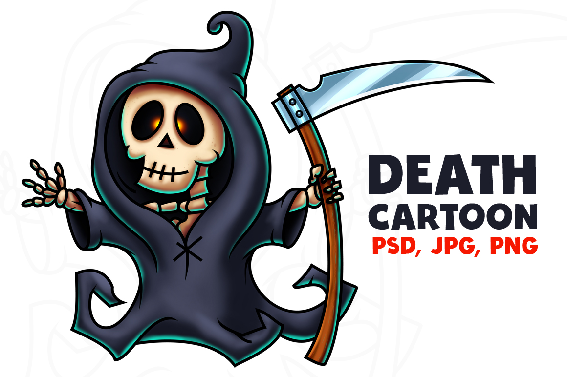 Death Cartoon Character ~ Illustrations on Creative Market