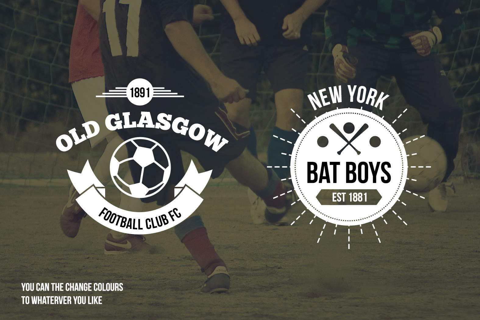 Vintage Sports Insignias ~ Logo Templates on Creative Market