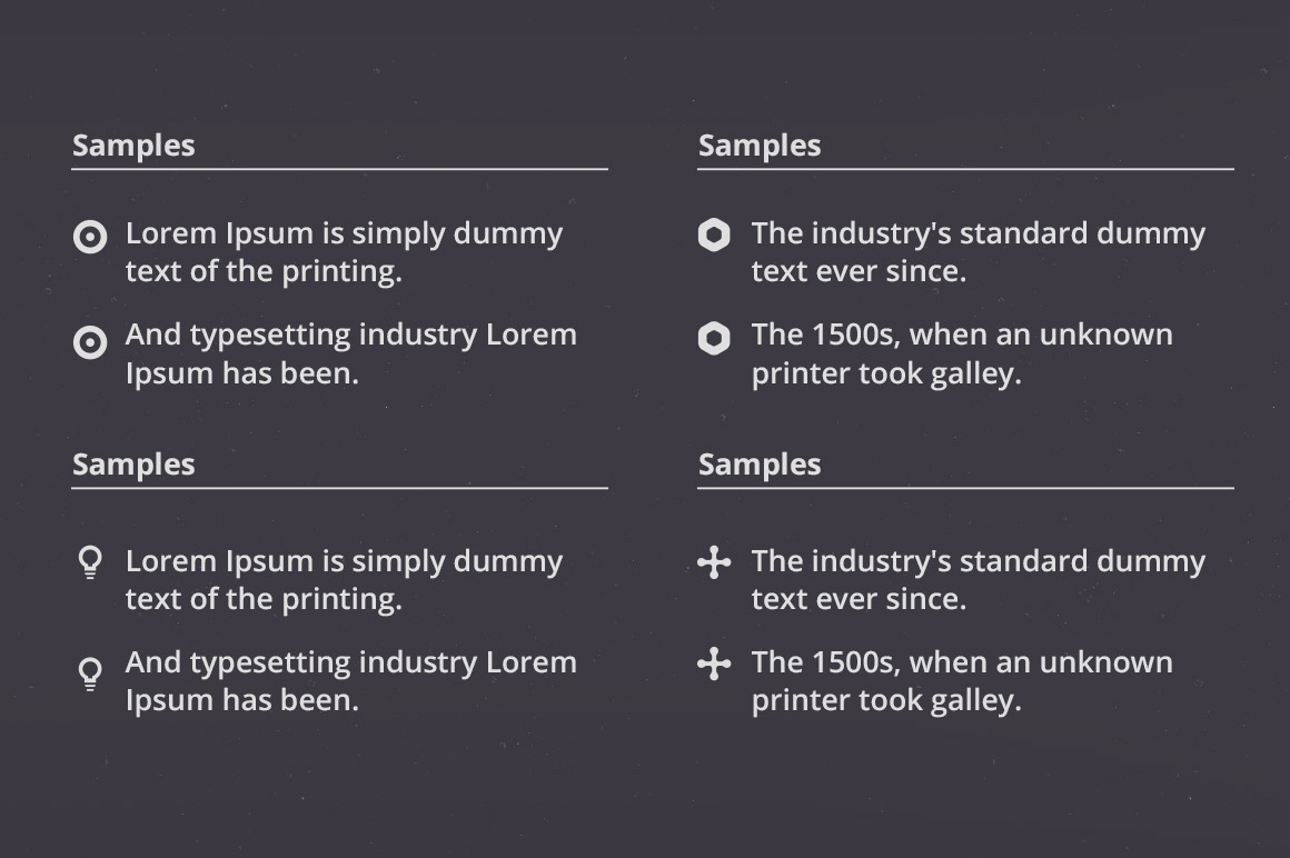 Bullet Points ~ Symbol Fonts on Creative Market