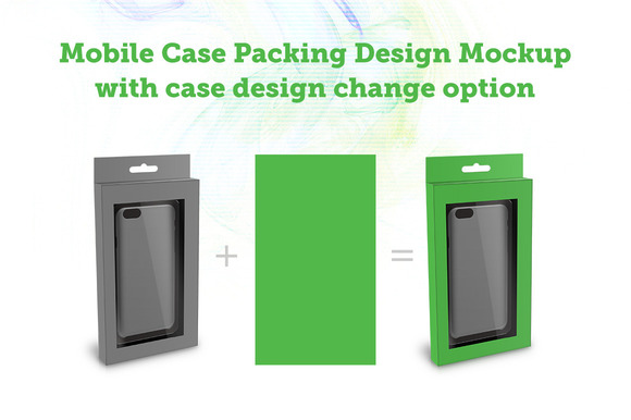 Mobile Case Packing Design Mockup ~ Product Mockups on Creative Market