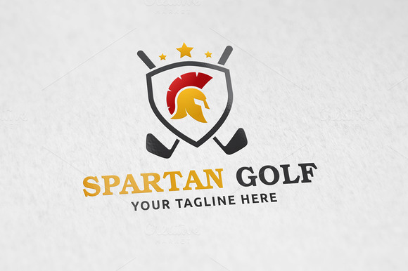 Spartan Golf - Logo Template ~ Logo Templates on Creative Market