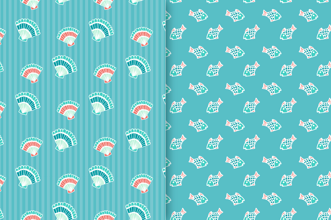 Marine Pattern ~ Patterns on Creative Market