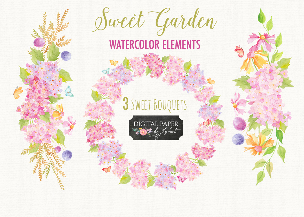 Sweet garden Collection ~ Illustrations on Creative Market