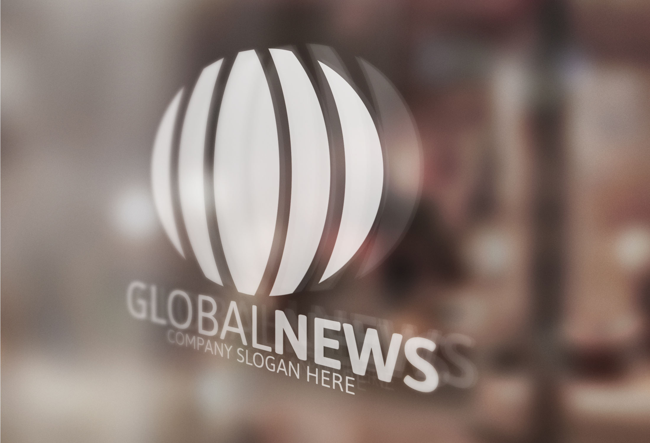 Global News Logo ~ Logo Templates on Creative Market