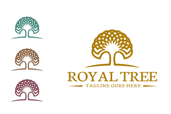 Royal Tree Logo Template ~ Logo Templates on Creative Market