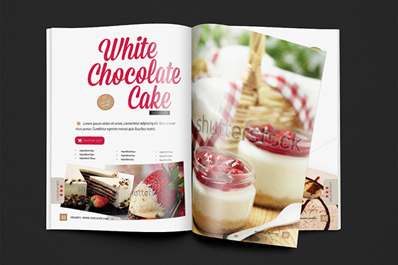 Cook Book - Recipes vol 1 ~ Magazine Templates on Creative Market