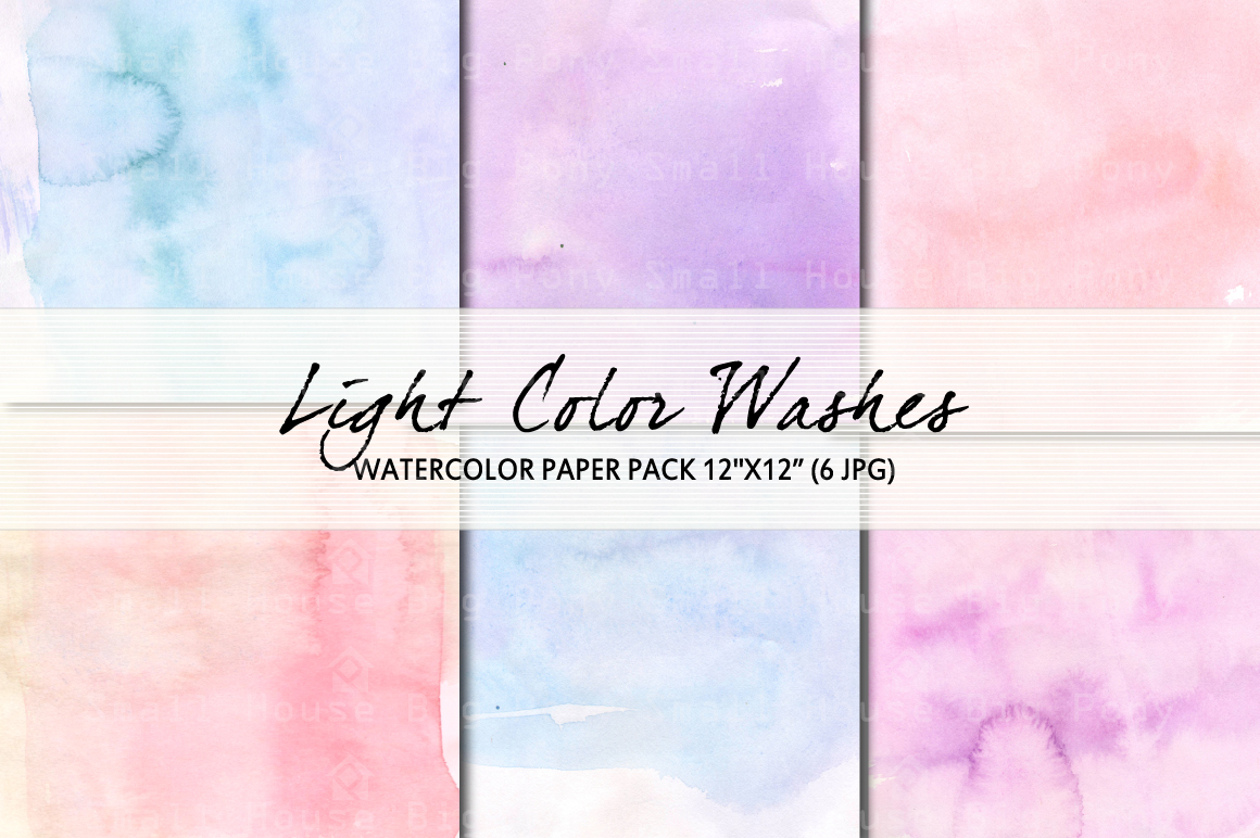 Light Color Washes- Texture Paper ~ Illustrations on Creative Market