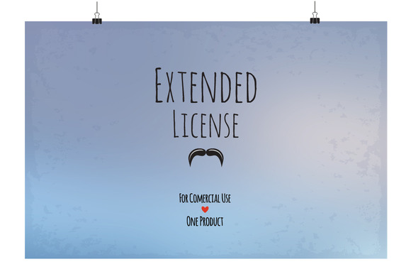 Extended Use License ~ Add-Ons on Creative Market
