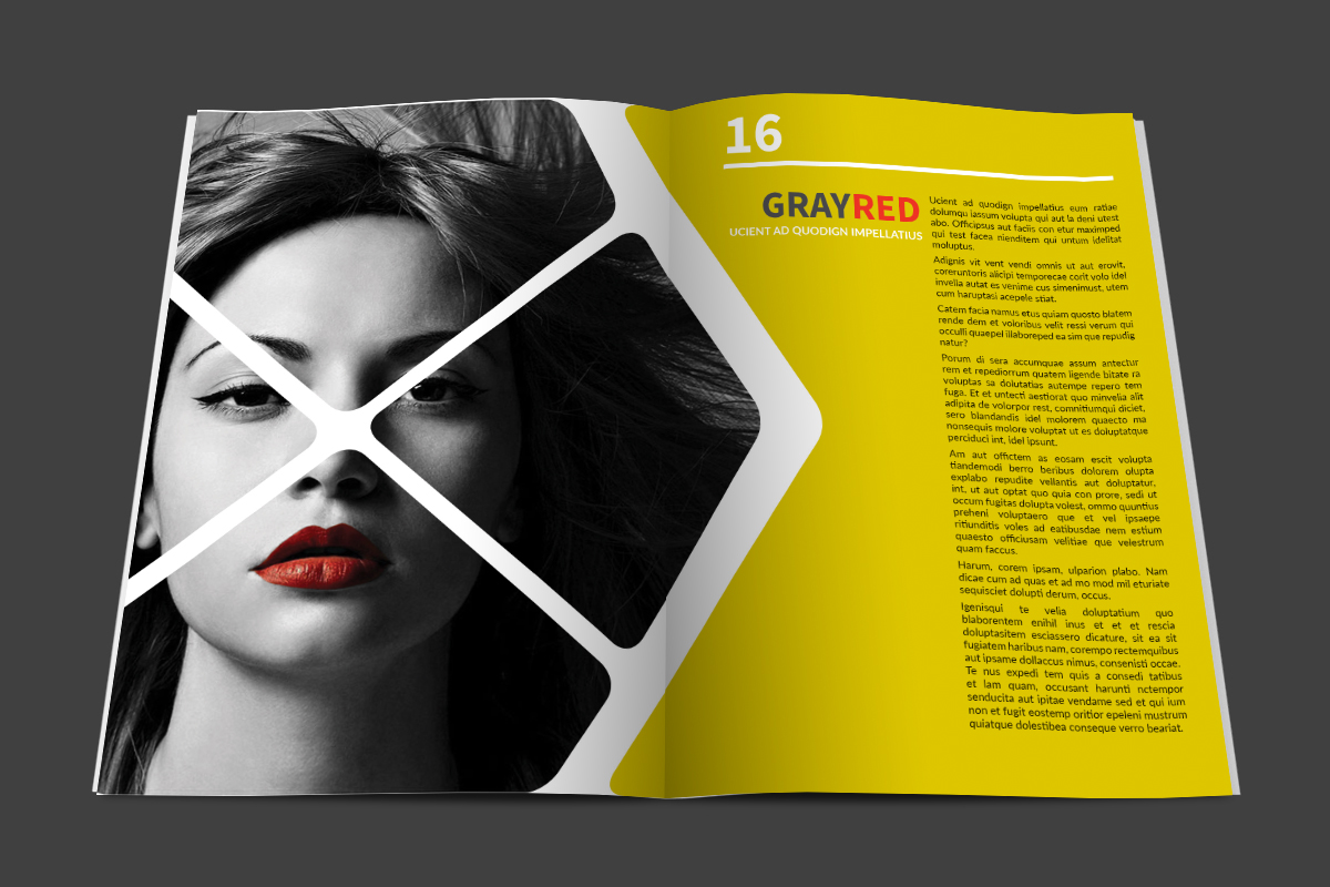 Triangle Magazine ~ Magazine Templates on Creative Market
