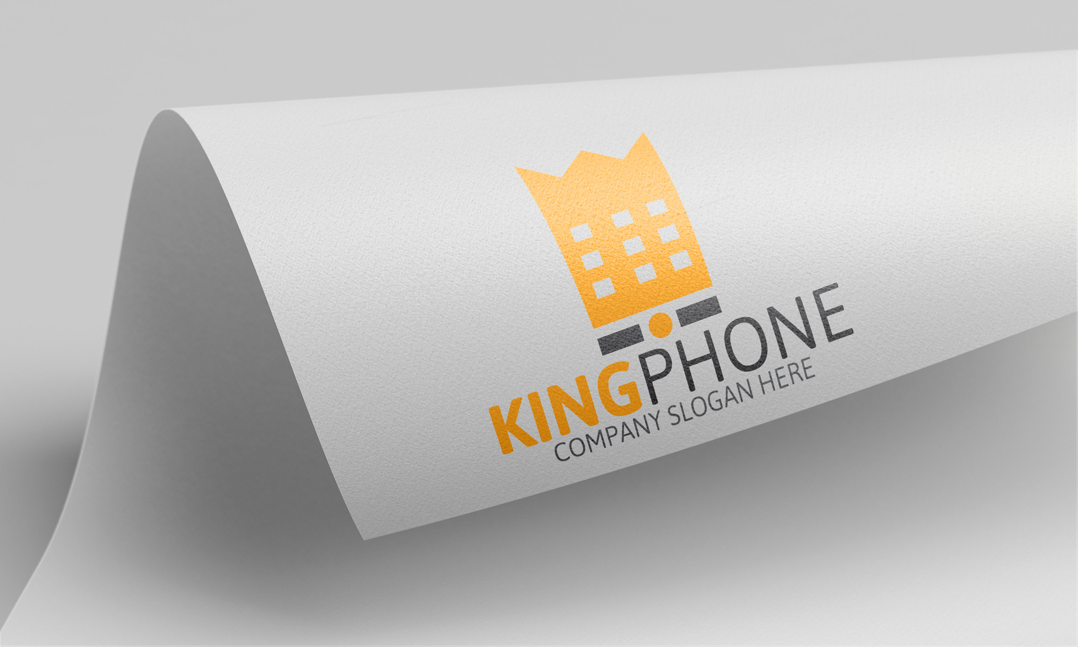 King Phone Logo ~ Logo Templates on Creative Market