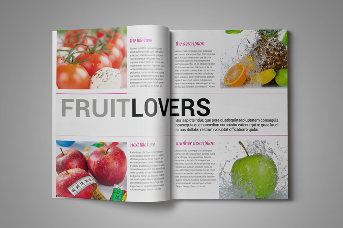 Health Care Magazine Template ~ Magazine Templates on Creative Market