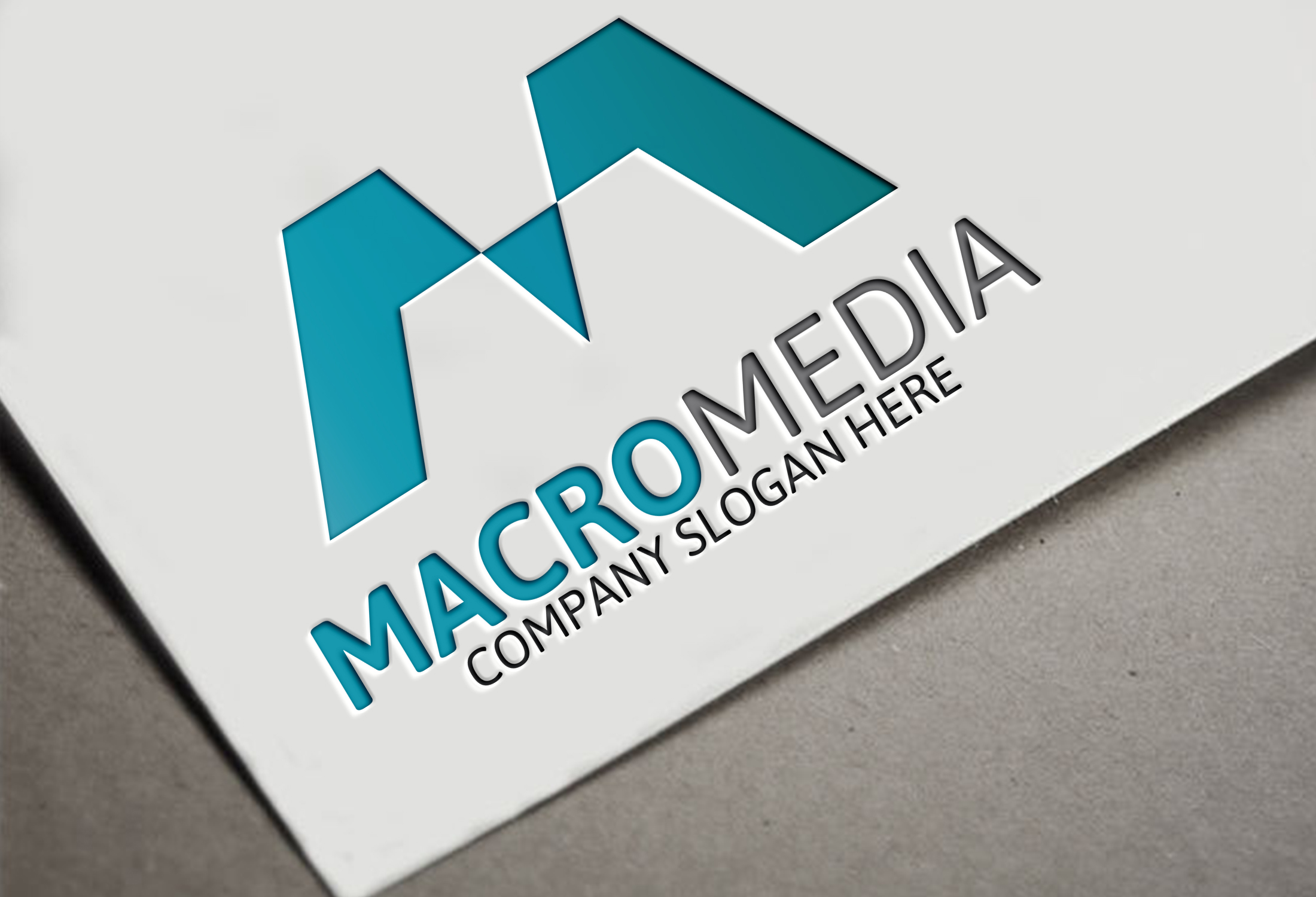 Macro Media Logo ~ Logo Templates on Creative Market