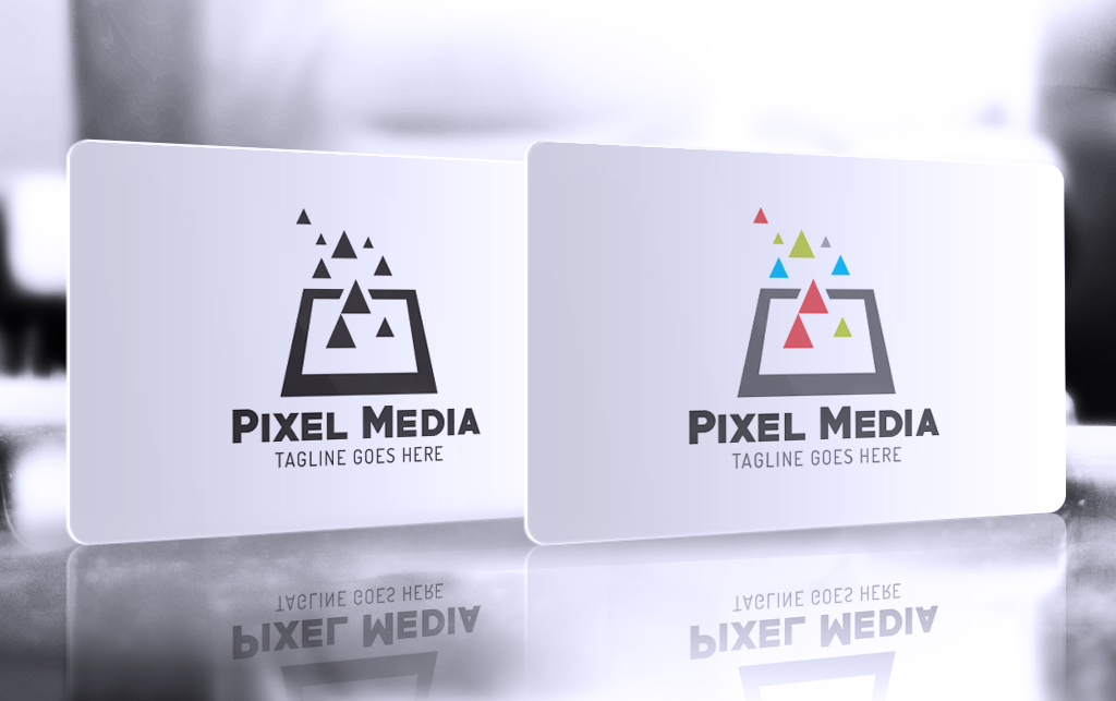 Pixel Media Logo Template ~ Logo Templates on Creative Market