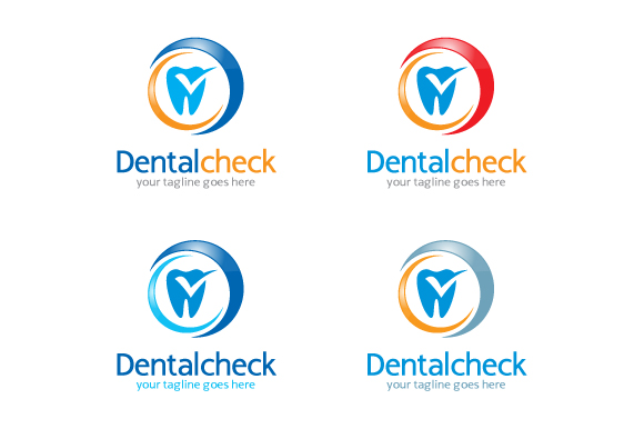 Dental Check Logo ~ Logo Templates on Creative Market