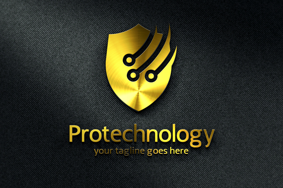 Protect Technology-Security Logo ~ Logo Templates on Creative Market