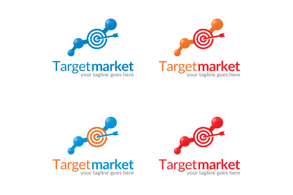 Target Market Logo Template ~ Logo Templates on Creative Market