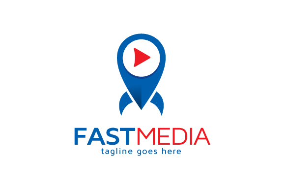 Fast Media Player Logo Template ~ Logo Templates on Creative Market