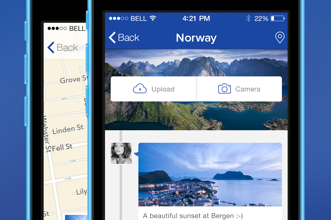 Photo Sharing App Template ~ Graphics on Creative Market