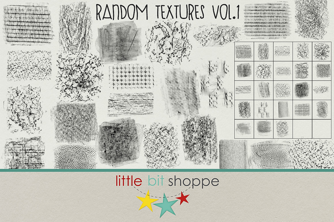 Random Textures Vol.1 ~ Brushes on Creative Market