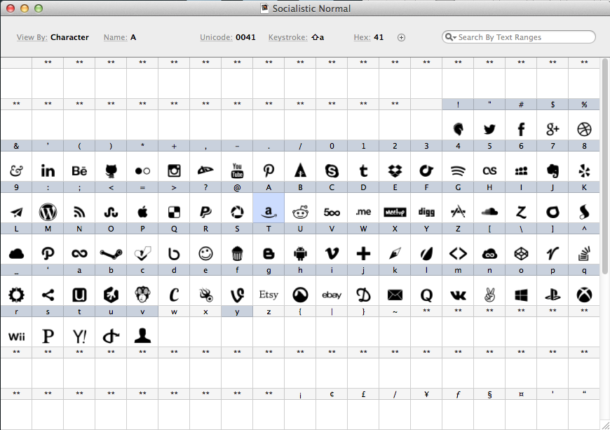 Social / Icon Font Package ~ Symbol Fonts on Creative Market