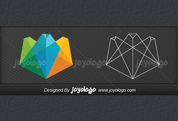 Colorful Creative 3D Geometric Logo ~ Logo Templates on Creative Market
