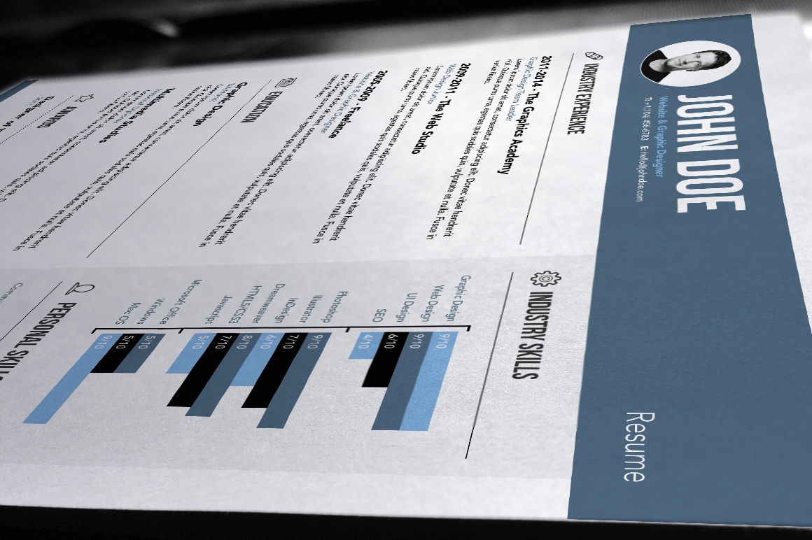 Creative Resume Set ~ Resume Templates on Creative Market