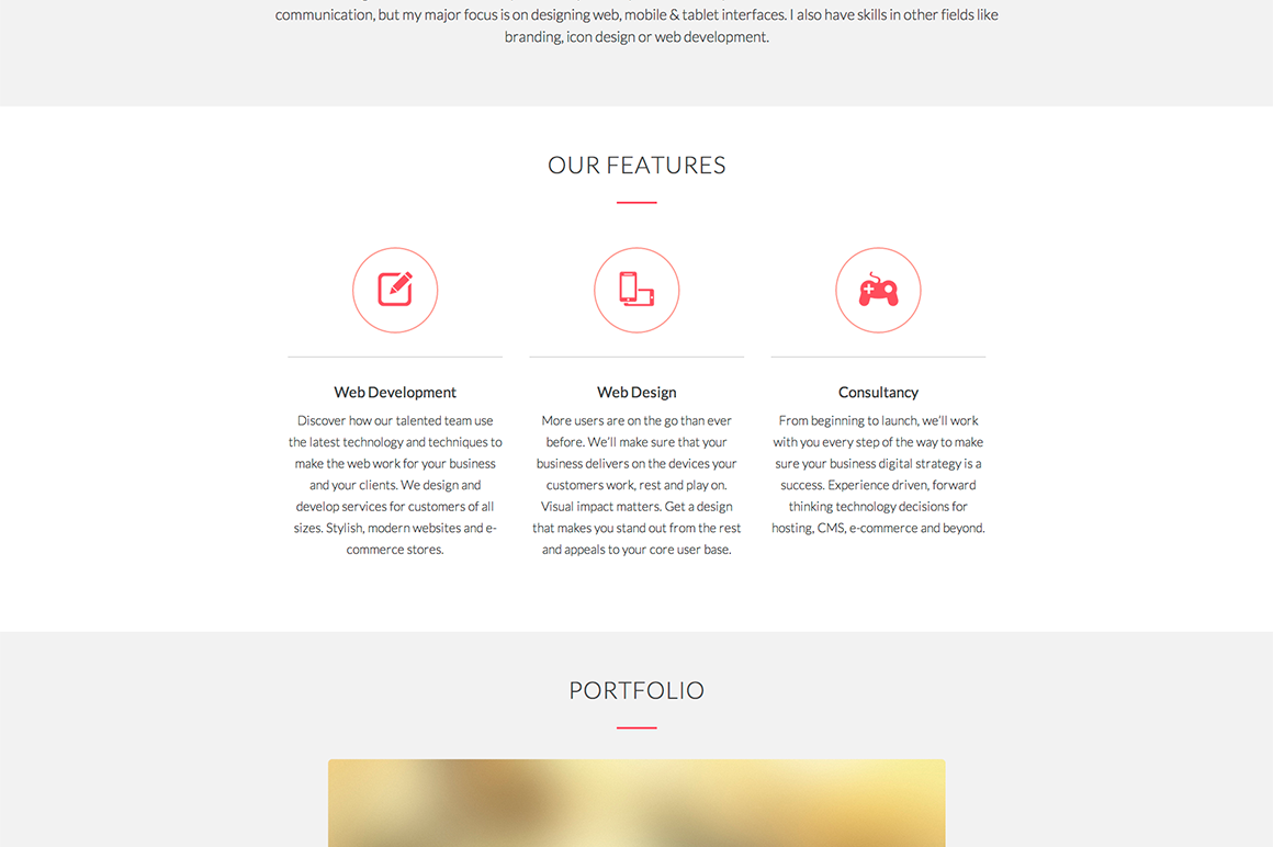 Responsive Onepage HTML Template ~ Templates on Creative Market Responsive Onepage HTML Template ~ Templates on Creative Market