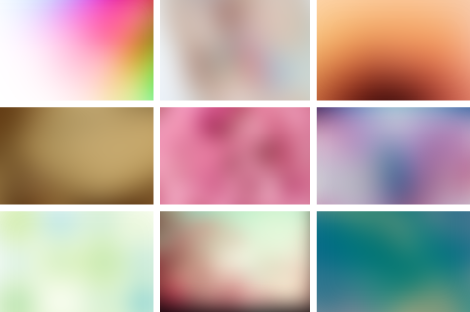 50 blurred backgrounds ~ Web Elements on Creative Market