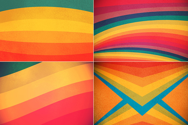 Retro Backgrounds Vol.2 ~ Web Elements on Creative Market