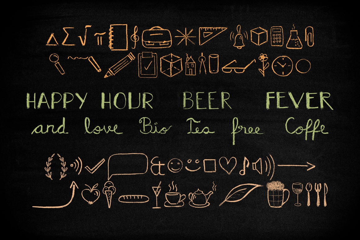The Chalk Bar Typeface ~ Fonts on Creative Market