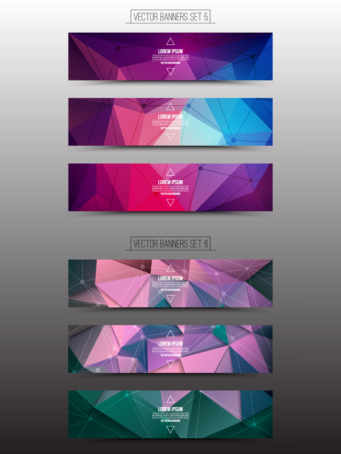 Technological Vector Web Banners ~ Web Elements on Creative Market