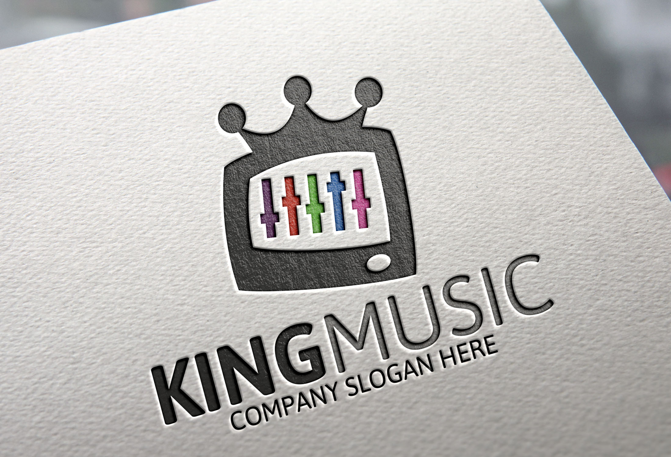 King Music Logo ~ Logo Templates on Creative Market