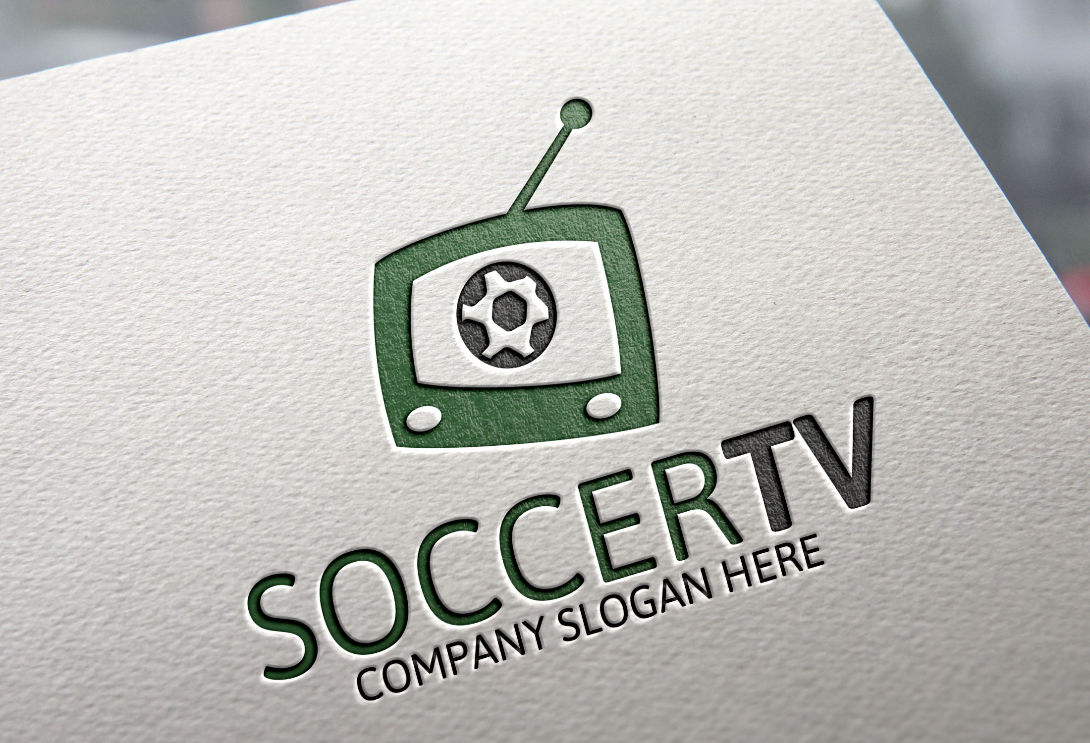 Soccer Tv Logo ~ Logo Templates on Creative Market