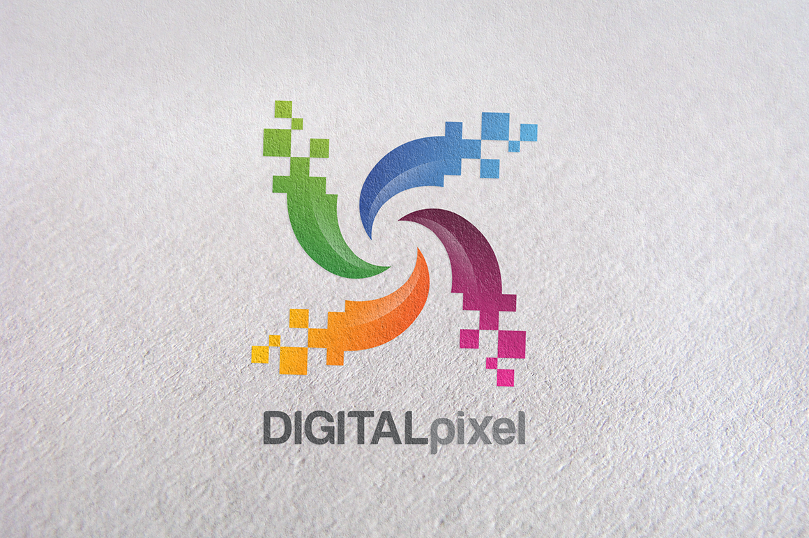 Abstract, Pixel Art, Infinity, Tech ~ Logo Templates on Creative Market