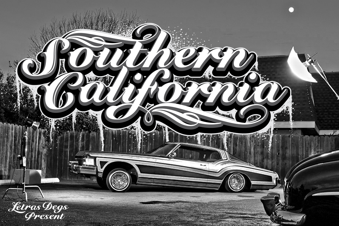 Southern California ~ Script Fonts on Creative Market